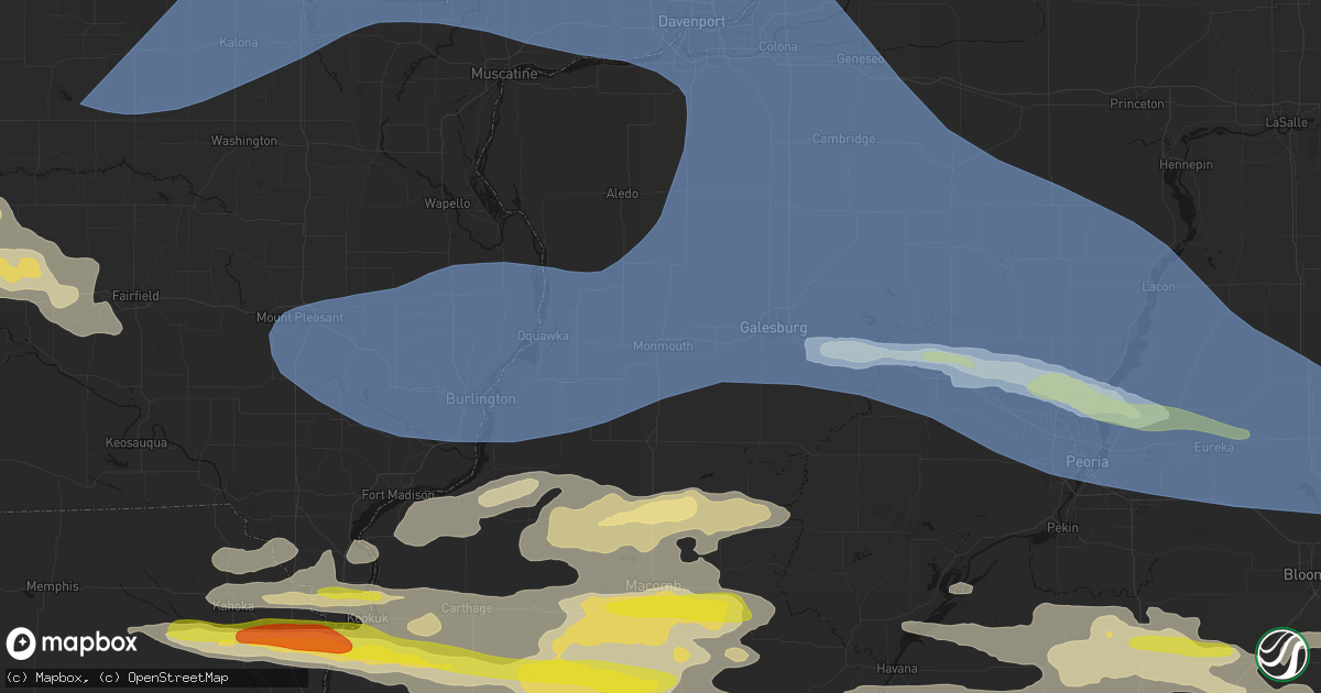 Hail Map in Monmouth, IL on June 17, 2026 - HailTrace