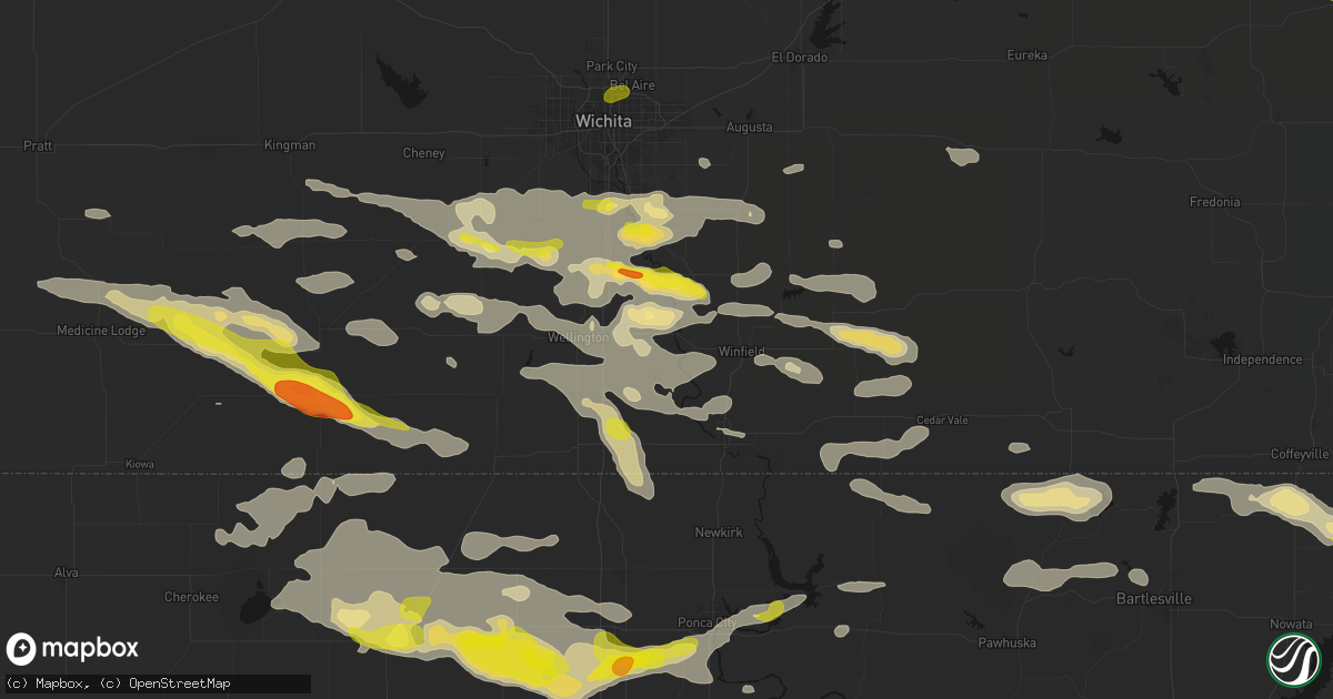 Hail Map in Oxford, KS on June 18, 2026 - HailTrace