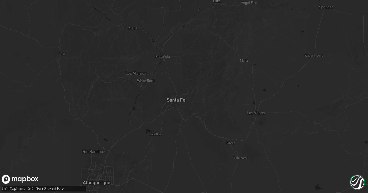 Hail Map in Santa Fe, NM on June 18, 2026 - HailTrace