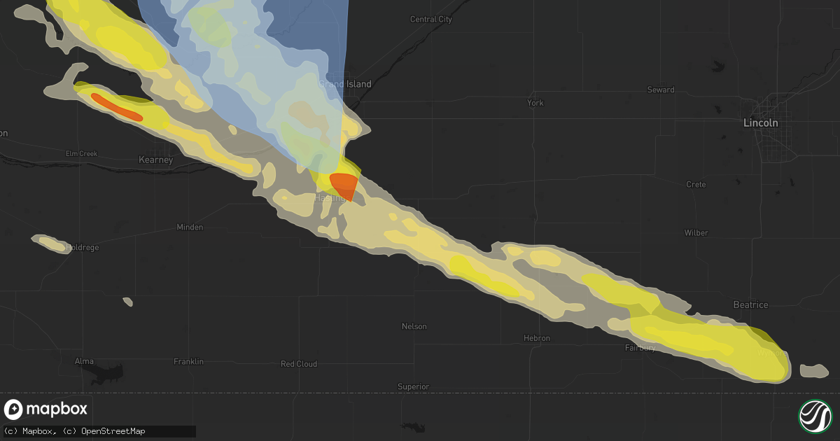 Hail Map in Clay Center, NE on June 20, 2026 - HailTrace
