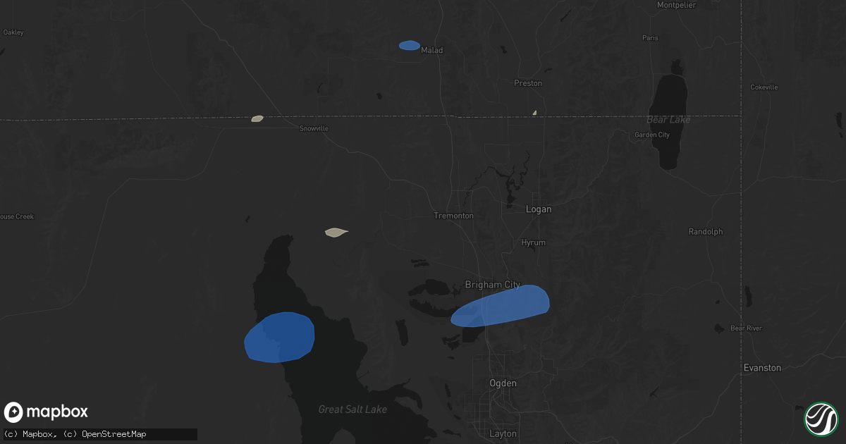 Hail Map in Tremonton, UT on June 20, 2026 - HailTrace