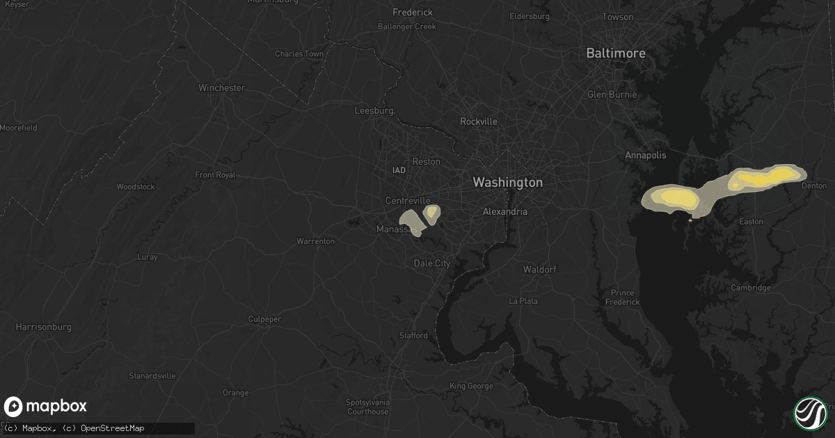 Hail Map in Clifton, VA on June 22, 2026 - HailTrace