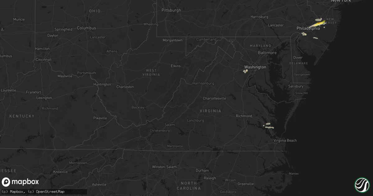 Hail Map in Virginia on June 22, 2026 - HailTrace