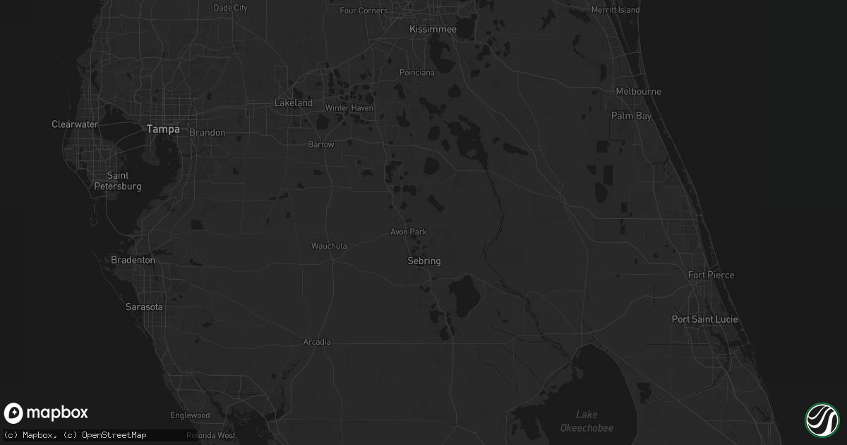 Hail Map in Avon Park, FL on June 23, 2026 - HailTrace