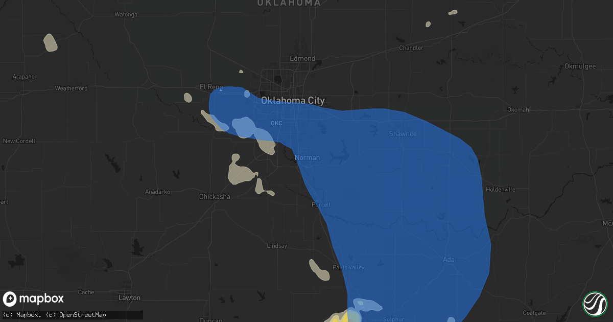 Hail Map in Norman, OK on June 23, 2026 - HailTrace