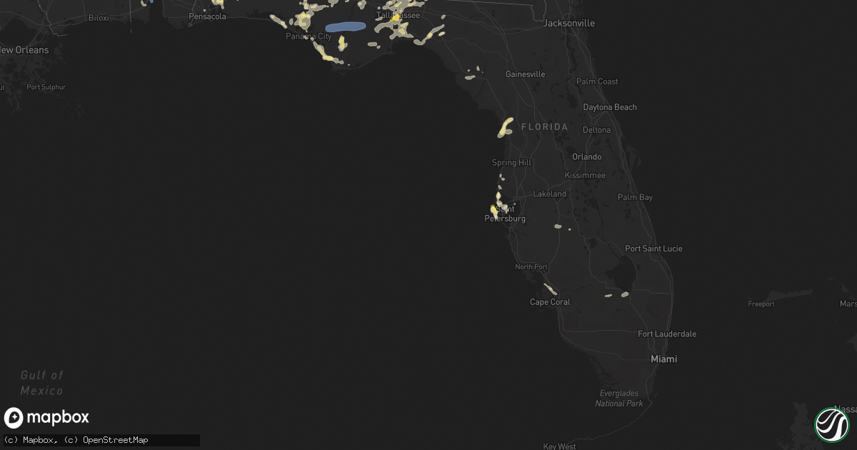 Hail Map in Florida on June 25, 2025 - HailTrace