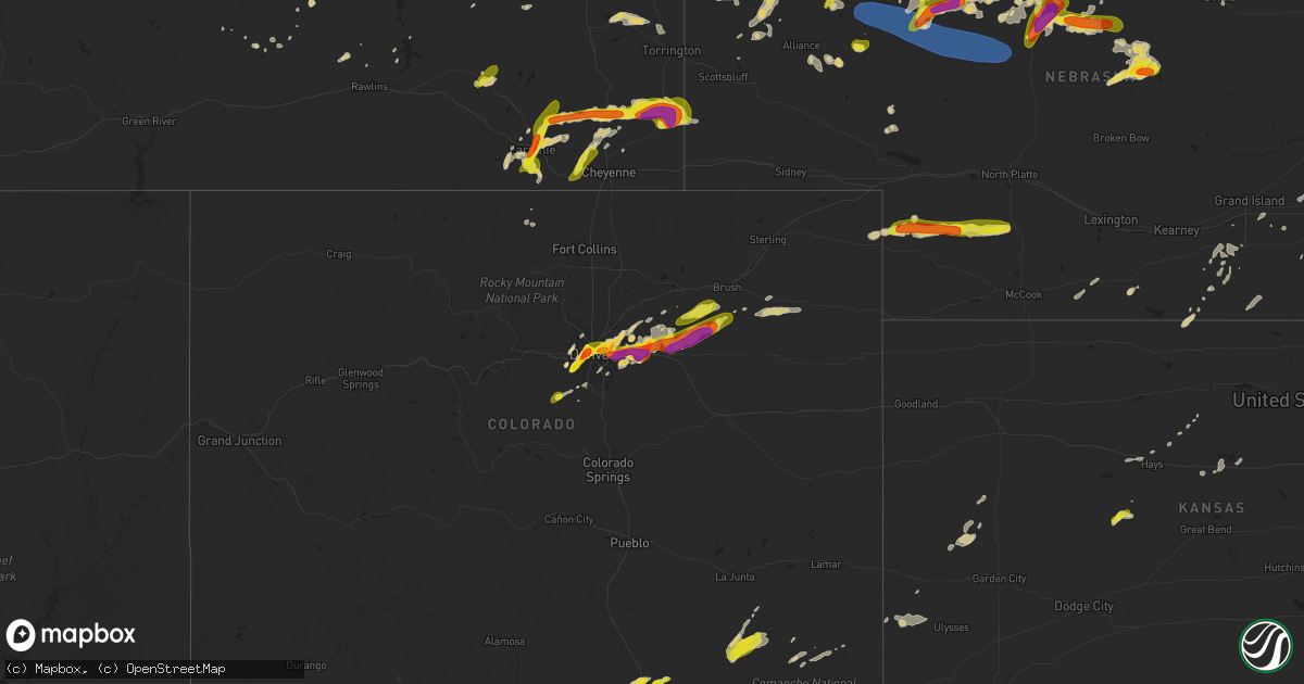 Hail Map on June 29, 2023 - HailTrace