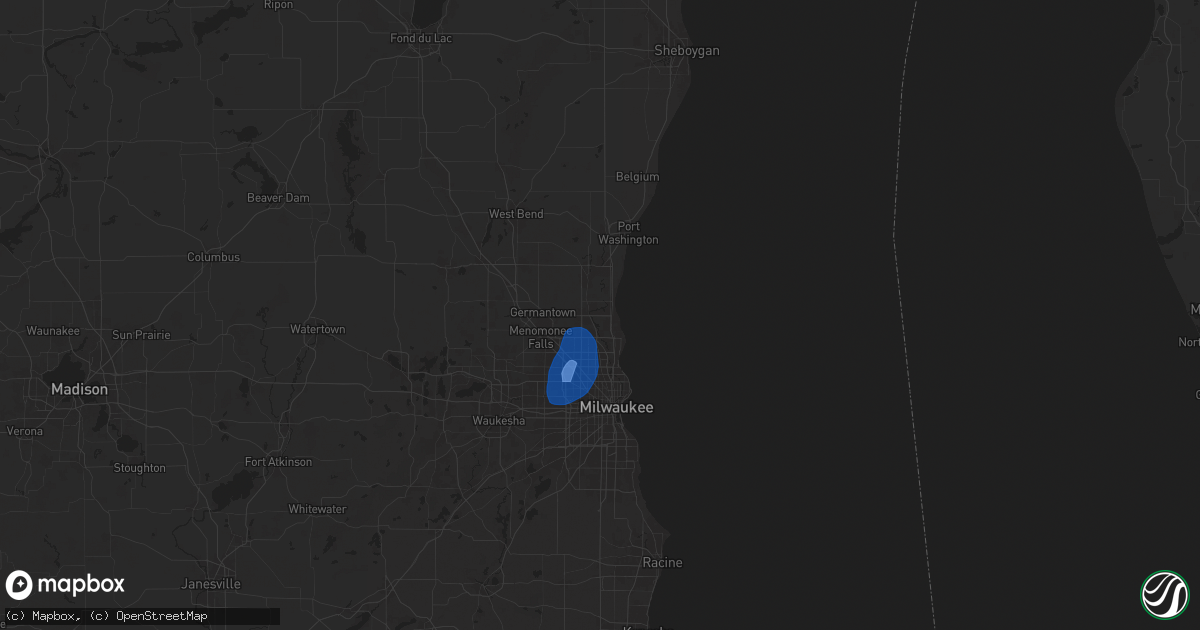 Hail Map in Mequon, WI on June 30, 2025 - HailTrace