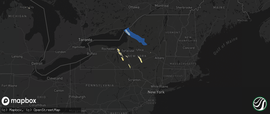 Hail Map in New York on June 30, 2026 - HailTrace