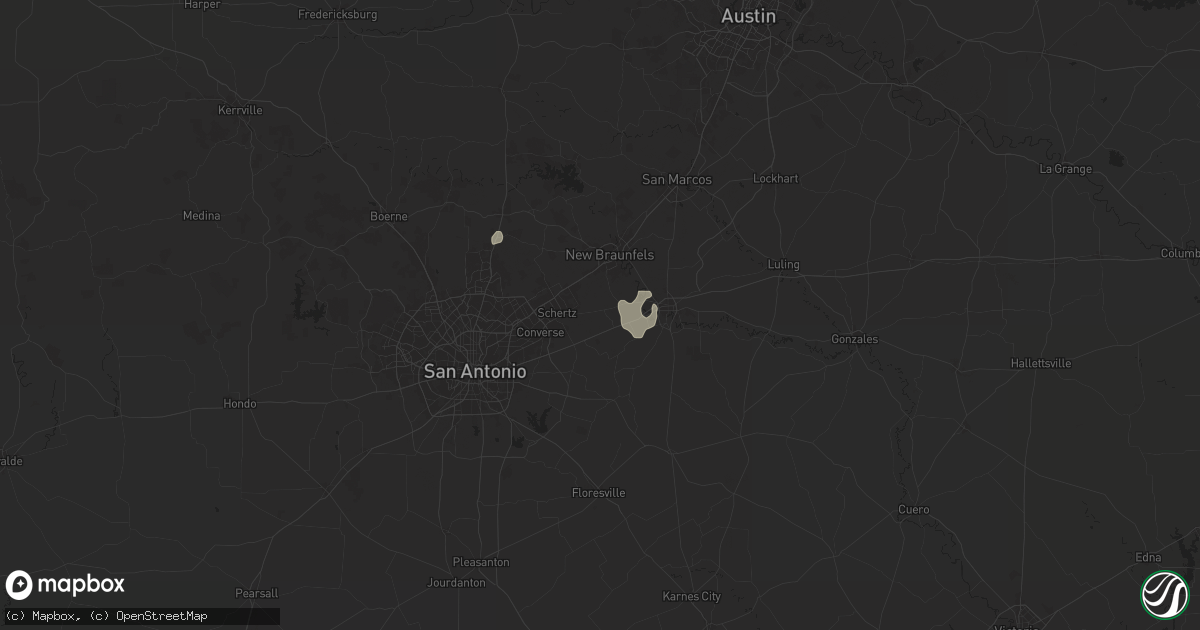 Hail Map in Marion, TX on July 5, 2025 - HailTrace