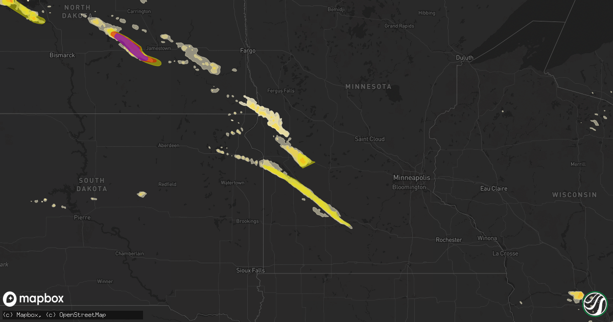 Hail Map on July 14, 2024 - HailTrace