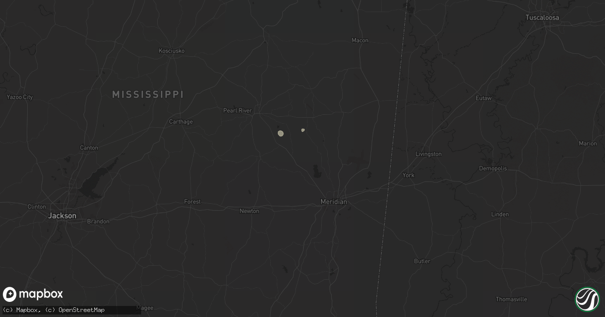 Hail Map in Collinsville, MS on July 18, 2024 - HailTrace