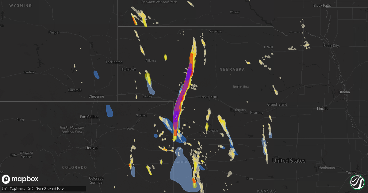 Hail Map on July 19, 2024 - HailTrace
