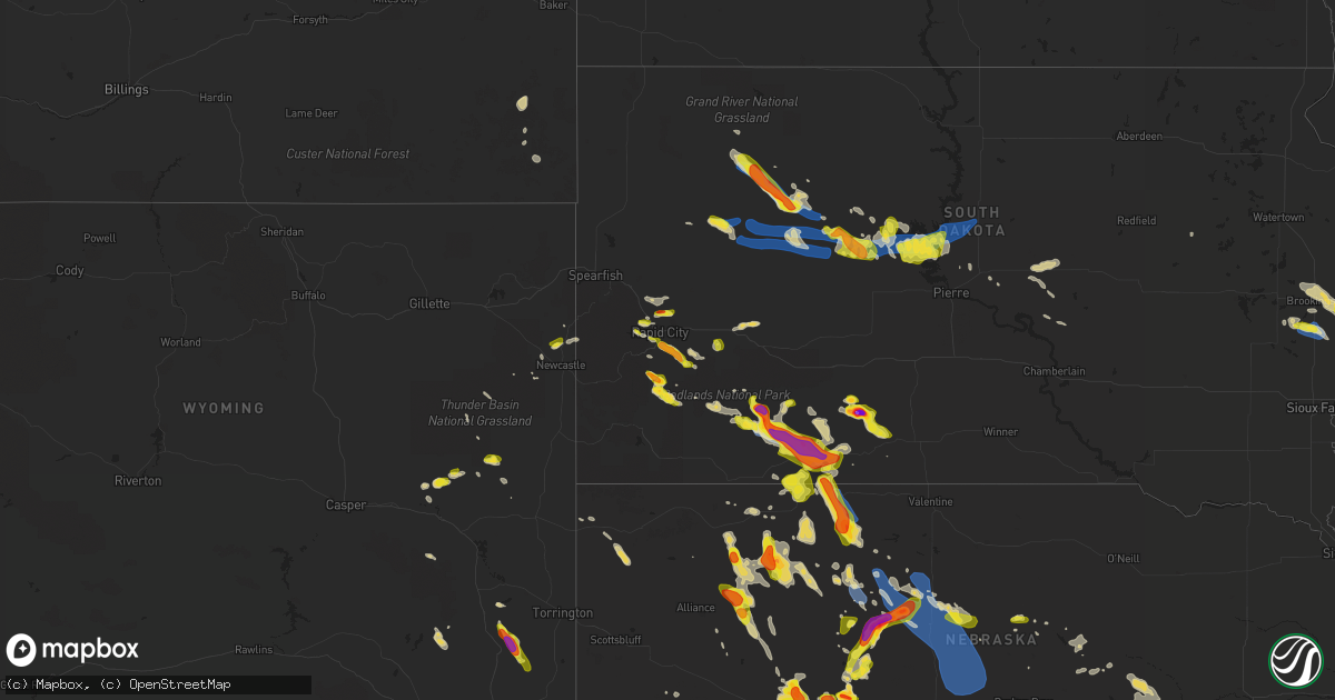 Hail Map on July 20, 2020 - HailTrace