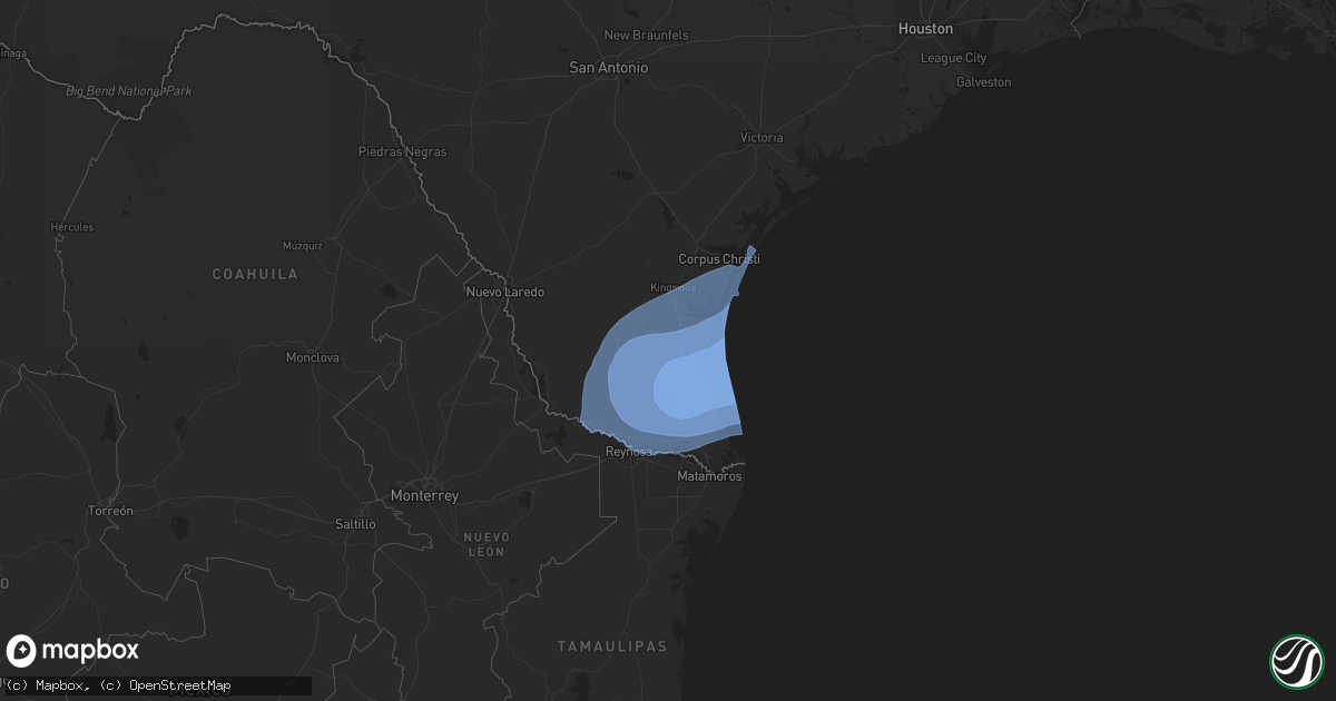 Hail Map on July 25, 2020 - HailTrace