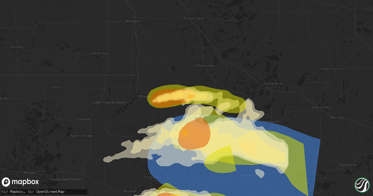 Hail Map in Herman, MN on July 27, 2025 - HailTrace
