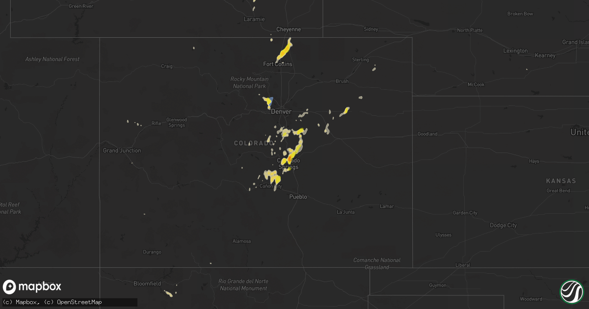 Hail Map on July 31, 2023 - HailTrace