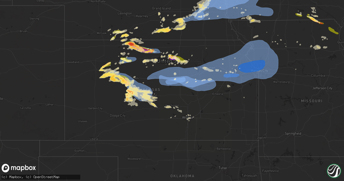 Hail Map in Kansas on July 31, 2024 - HailTrace