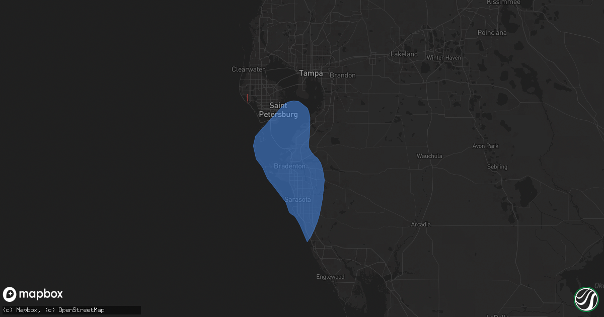 Hail Map in Ellenton, FL on August 4, 2024 - HailTrace