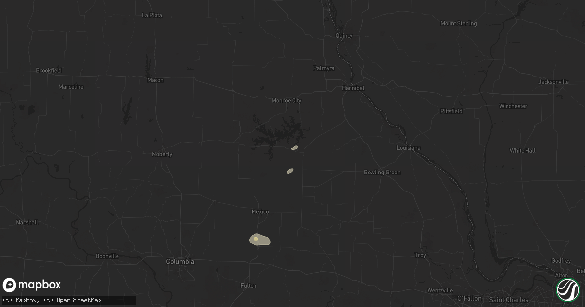 Hail Map in Perry, MO on August 10, 2025 - HailTrace