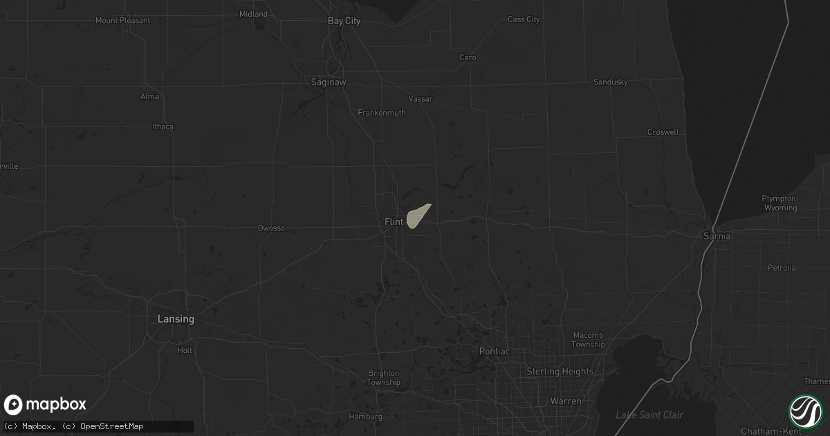 Hail Map in Burton, MI on August 12, 2025 - HailTrace