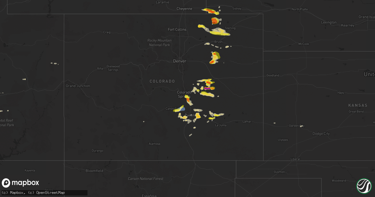 Hail Map on August 19, 2024 - HailTrace