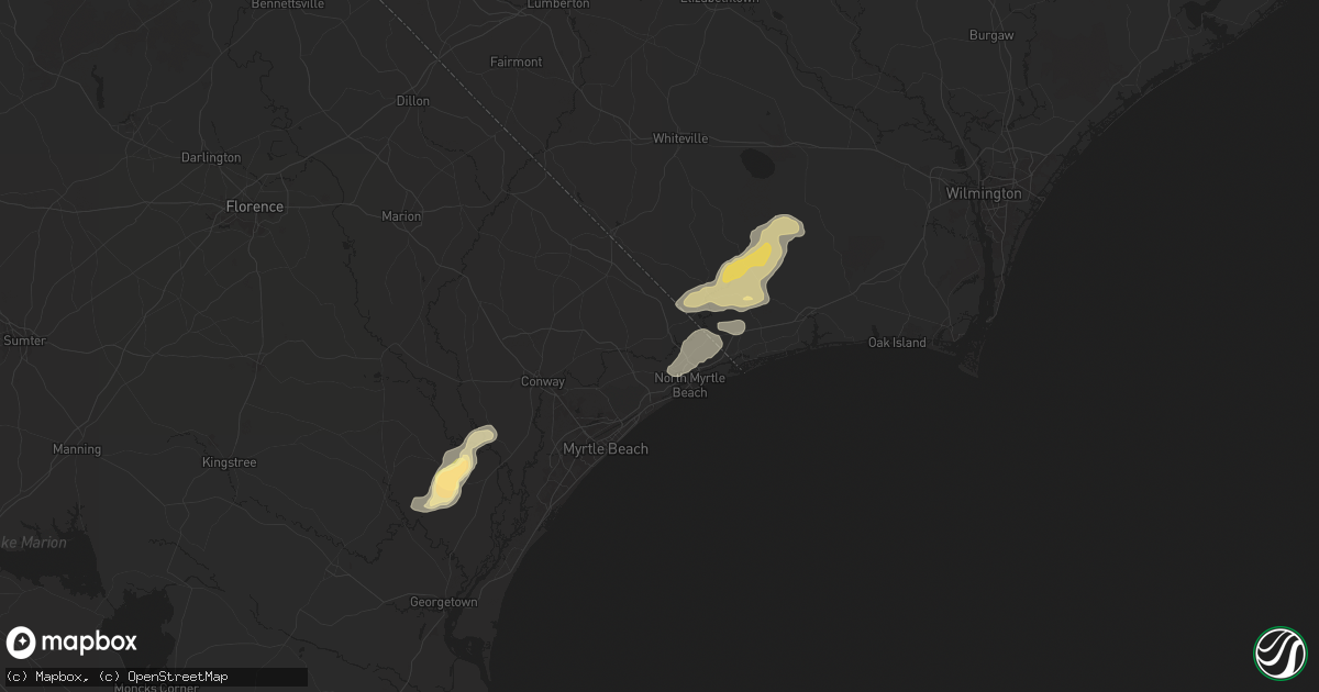 Hail Map in Longs, SC on August 20, 2024 - HailTrace