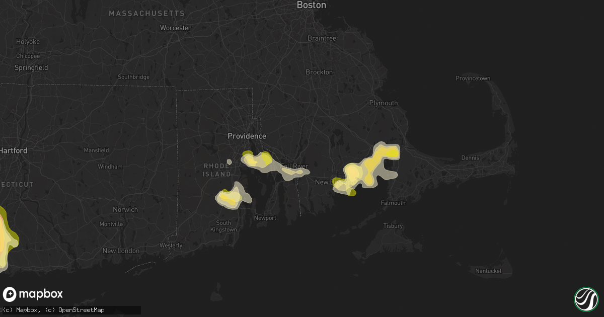 Hail Map in Fall River, MA on August 26, 2024 - HailTrace