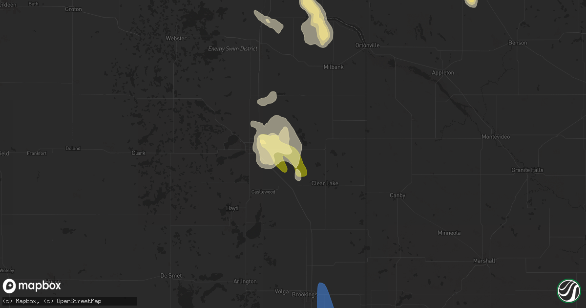 Hail Map in Goodwin, SD on September 2, 2025 - HailTrace