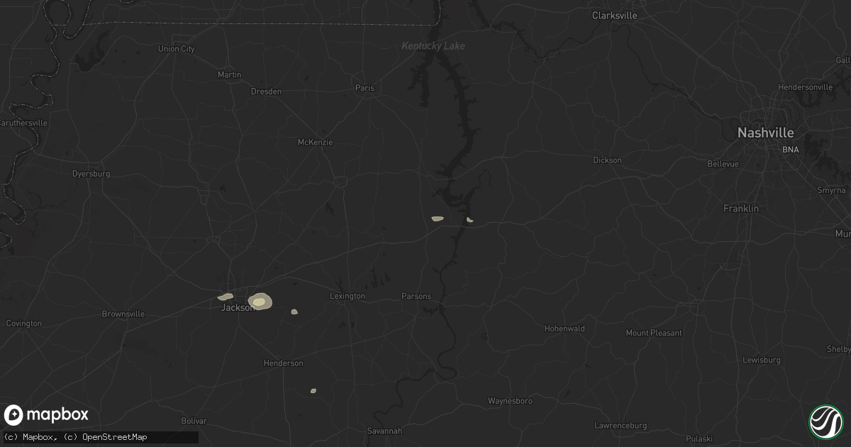 Hail Map in Holladay, TN on September 5, 2025 - HailTrace