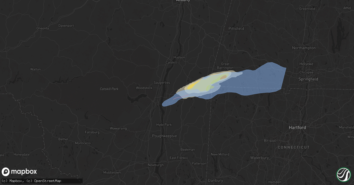 Hail Map in Red Hook, NY on September 6, 2025 - HailTrace
