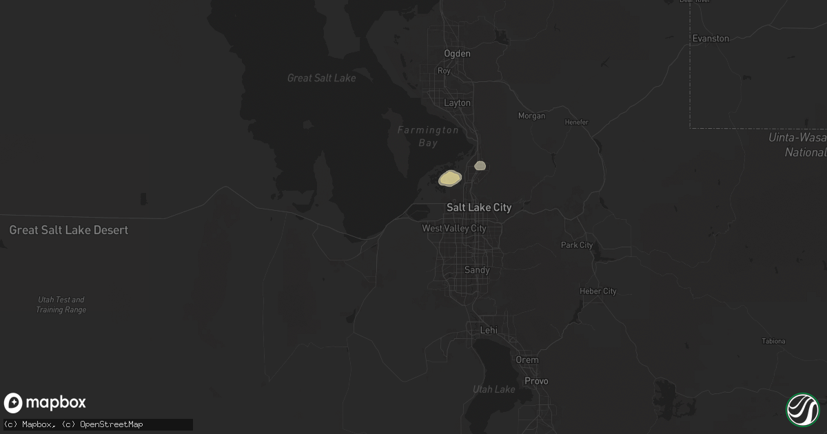 Hail Map in Magna, UT on September 7, 2025 - HailTrace