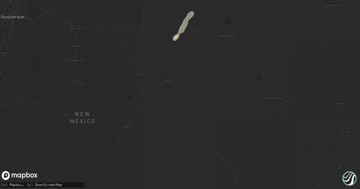Hail Map in Vaughn, NM on September 10, 2025 - HailTrace