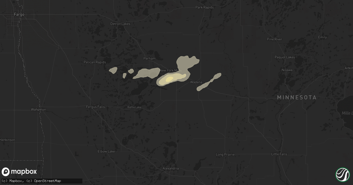Hail Map in Deer Creek, MN on September 12, 2025 - HailTrace