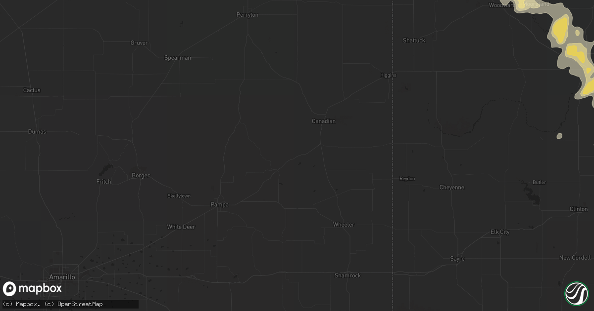 Hail Map in Buffalo, OK on September 13, 2015 - HailTrace