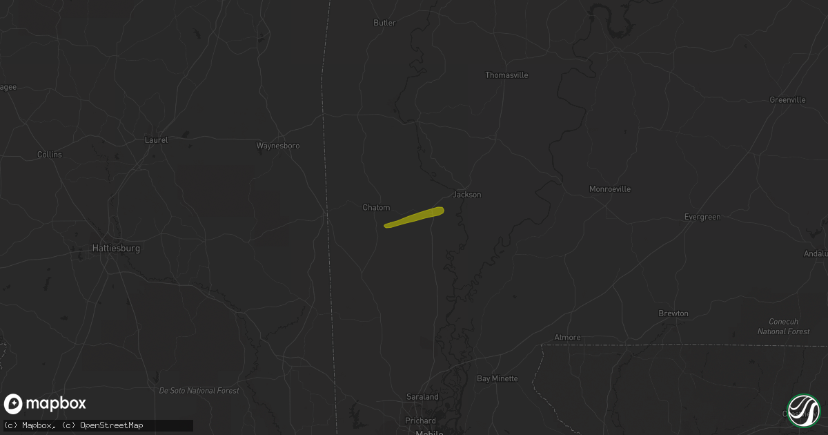 Hail Map in Tibbie, AL on September 20, 2023 - HailTrace