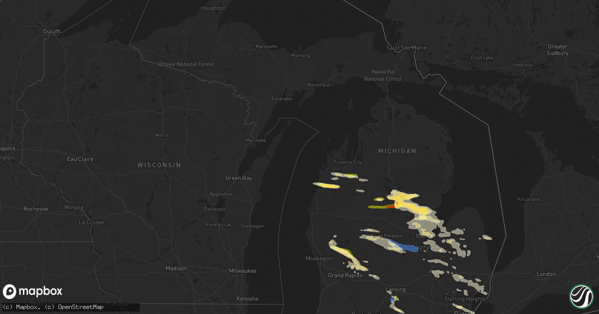 Hail Map in Michigan on September 21, 2022 - HailTrace
