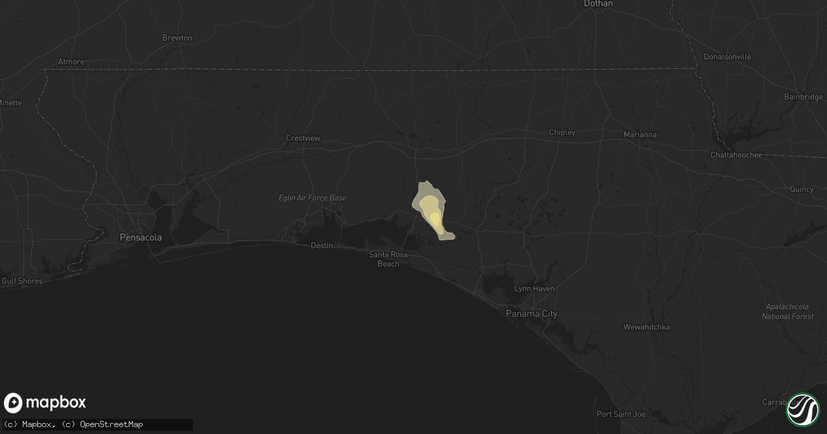 Hail Map in Freeport, FL on September 21, 2025 - HailTrace
