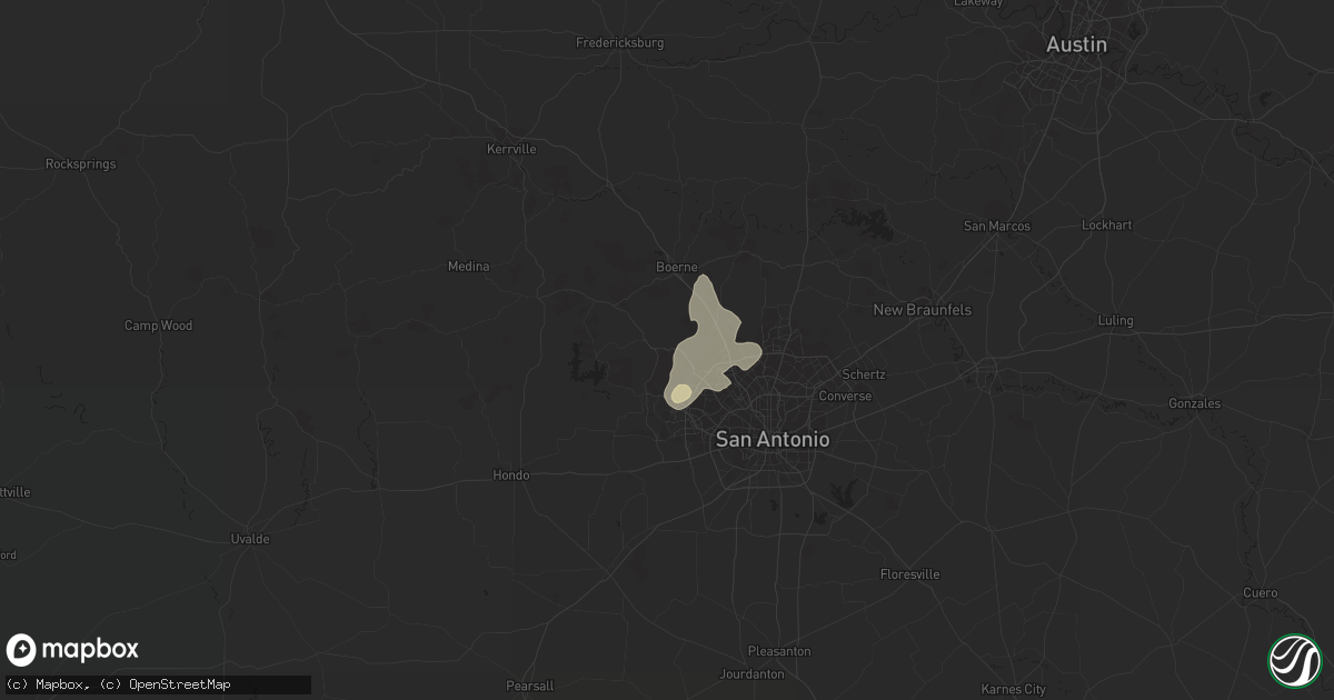 Hail Map in Helotes, TX on September 28, 2021 - HailTrace