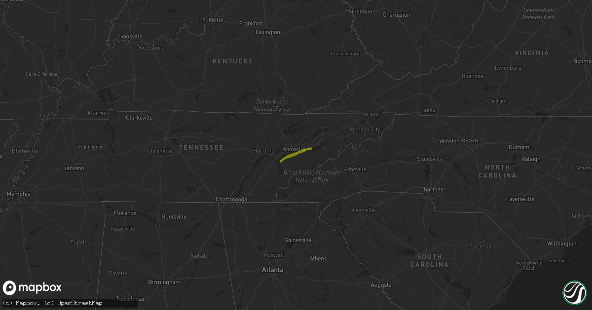 Hail Map on October 21, 2025 - HailTrace