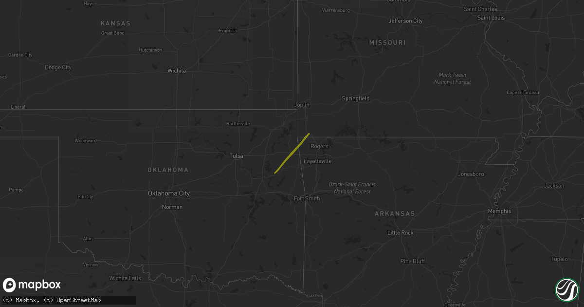 Hail Map on October 29, 2019 - HailTrace