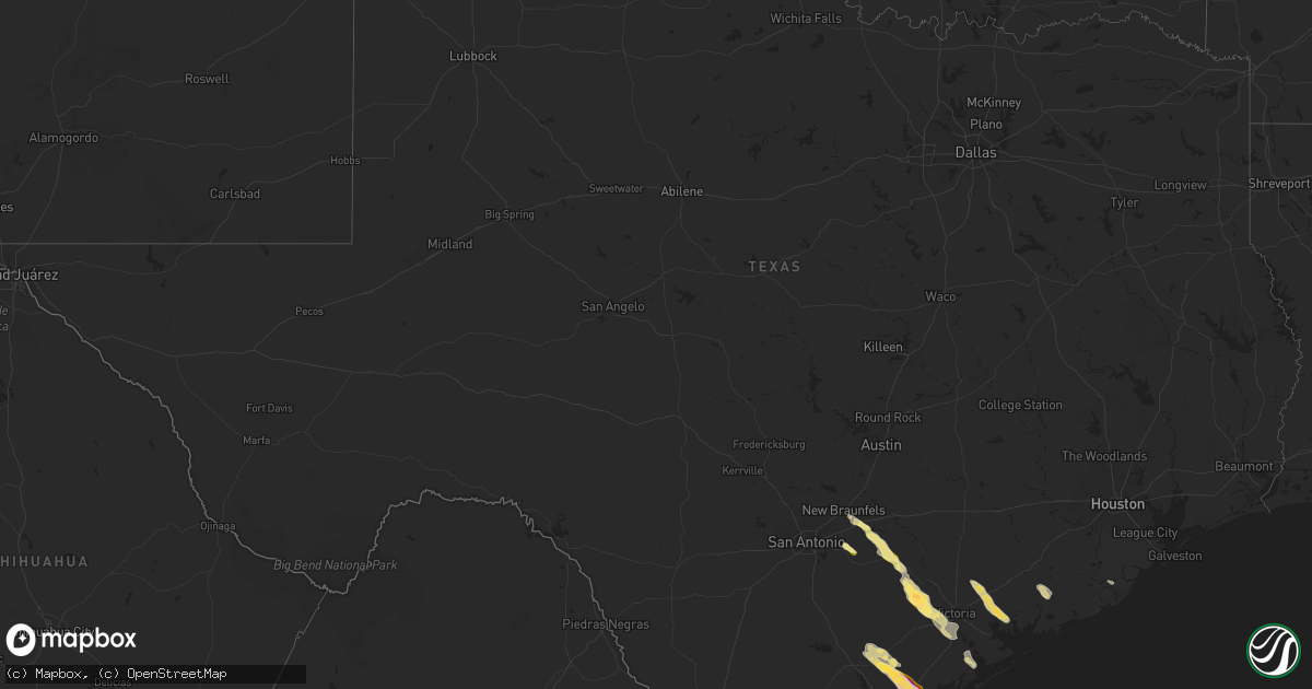 Hail Map in Texas on November 1, 2025 - HailTrace