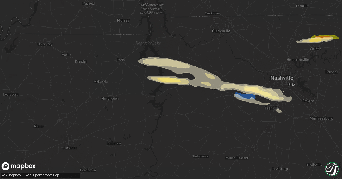 Hail Map in Waverly, TN on November 7, 2025 - HailTrace