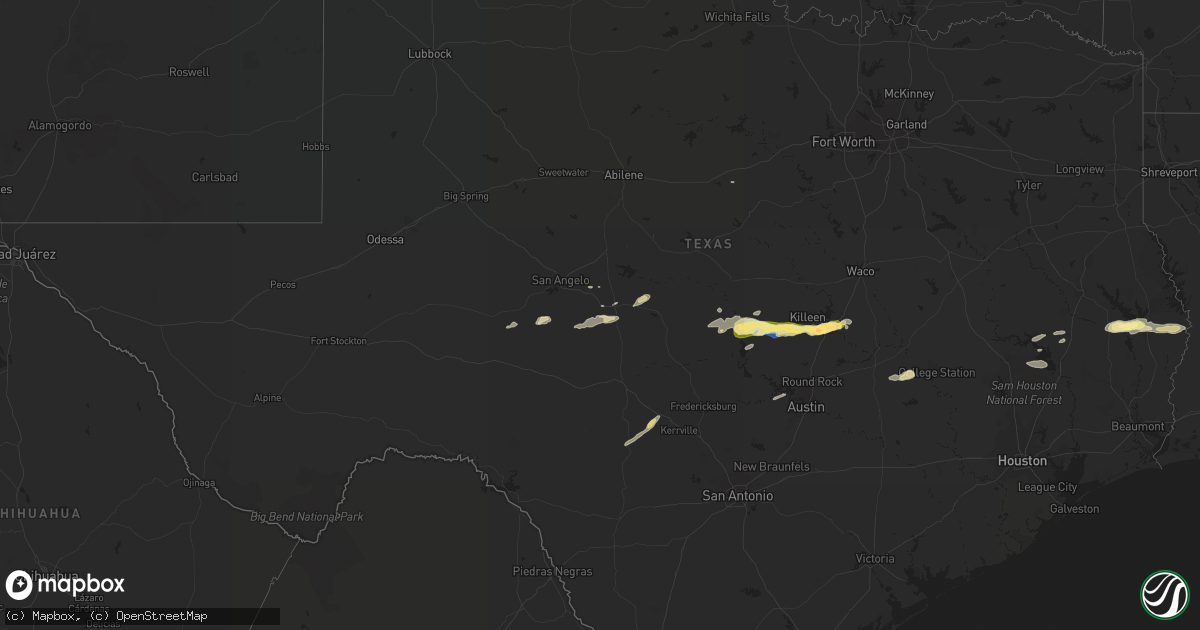 Hail Map in Texas on November 11, 2022 - HailTrace