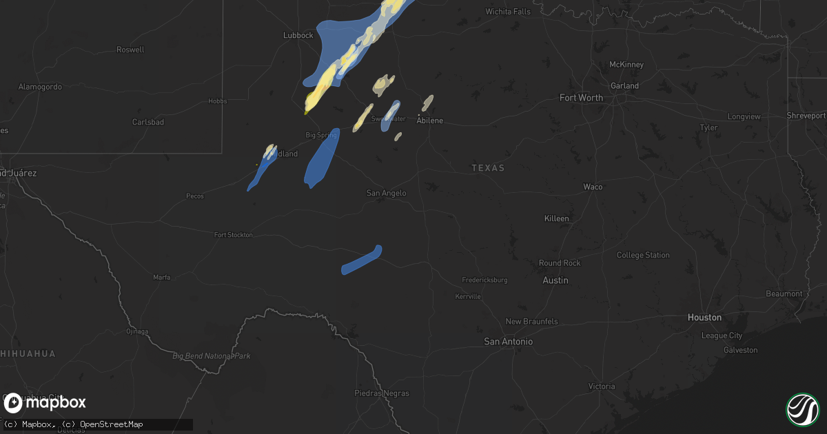 Hail Map in Texas on November 17, 2024 - HailTrace