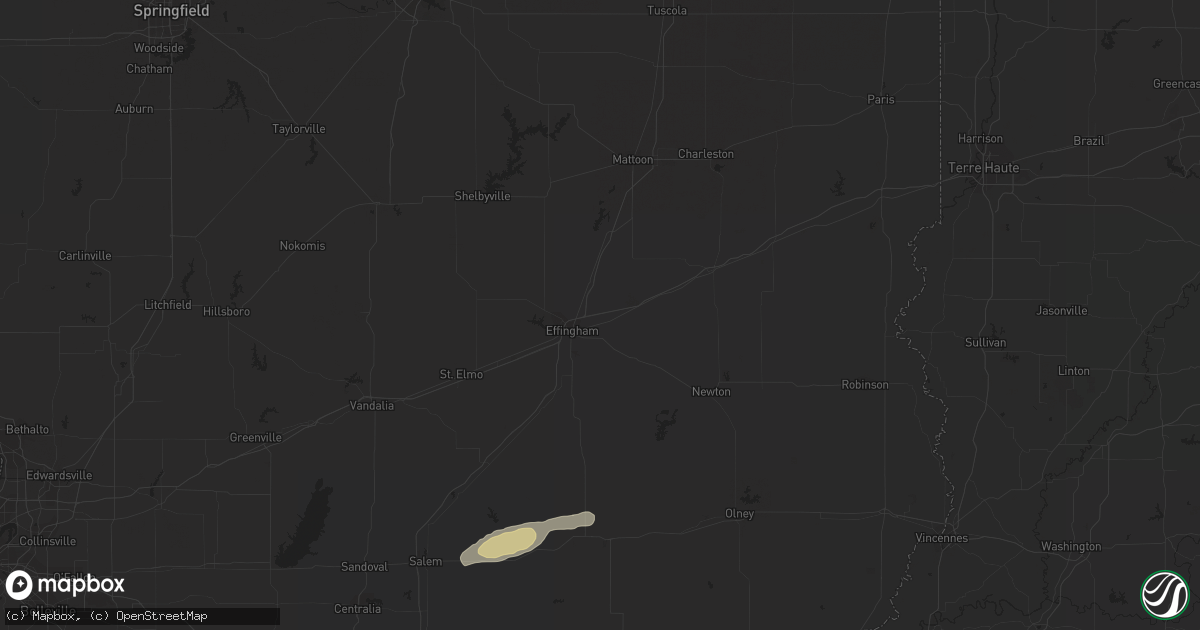 Hail Map in Iuka, IL on November 18, 2017 - HailTrace