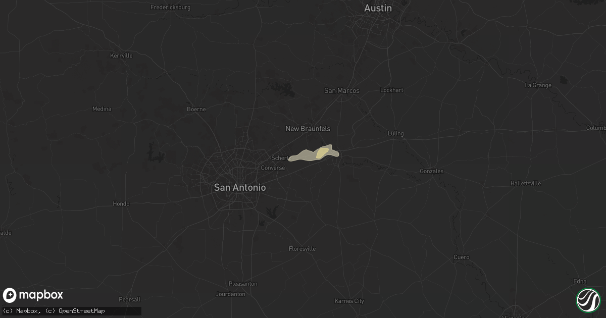 Hail Map in Marion, TX on November 20, 2025 - HailTrace