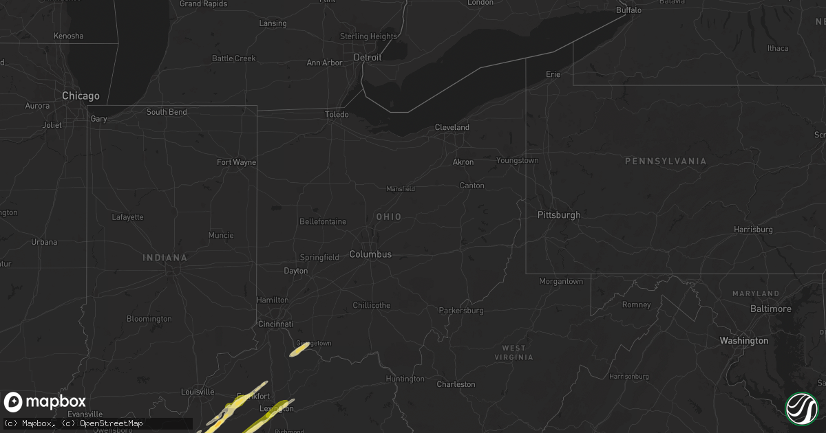 Hail Map in Ohio on November 29, 2022 - HailTrace